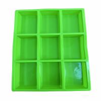China Rectangular 9-Piece Silicone Cake Mold Food Grade Baking Mold for Factory Wholesale for sale