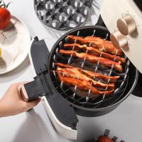 China Food Grade Silicone Air Fryer Accessory – Circular Hot Dog & Bacon Rack Stand for sale
