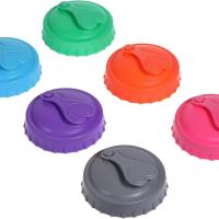 China Reusable Silicone Cola Caps Food Grade Leak Proof Soda Bottle Caps Factory Wholesale Custom for sale