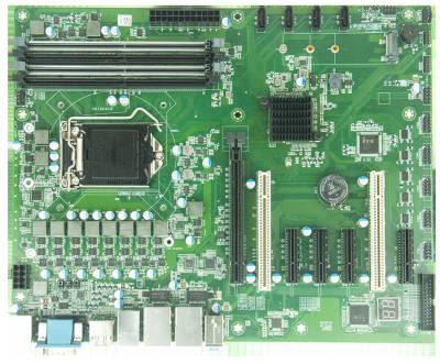 China Intel PCH B560 Chip Industrial ATX Motherboard 2LAN 6COM 14USB VGA HDMI DP for sale