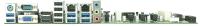 China Intel PCH B560 Chip Industrial ATX Motherboard 2LAN 6COM 14USB VGA HDMI DP for sale
