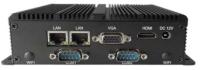 China Fanless Box PC Soldered On Board N2840/J1900/J6412 CPU 2LAN 2COM 6USB for sale