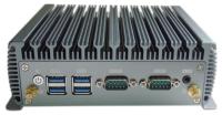 China Fanless Box PC Soldered on board 4th/5th generation I3/I5/I7 CPU 2LAN 2COM 6USB for sale
