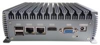 China Fanless Box PC Soldered on board 4th/5th generation I3/I5/I7 CPU 2LAN 2COM 6USB for sale