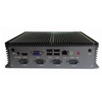 China MIS-ITX06FL double LAN 6USB 6COM  Intel I3 I5 128G MSATA Fanless Box PC for sale