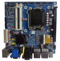 China Mini ITX Motherboard Gigabit Intel H81 Mini Itx 10 COM 10 USB PCIEx16 Slot for sale