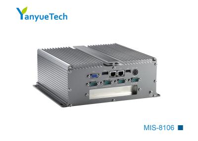 China Embedded Fanless Box PC 1037U CPU  1 PCI Expansion 2LAN 6COM 6USB for sale