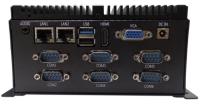 China MIS-EPIC07 No Fan Industrial Embedded Computer 3855U Or J1900 Series CPU Dual Network 6 Series 6 USB for sale