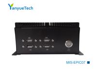 China MIS-EPIC07 No Fan Industrial Embedded Computer 3855U Or J1900 Series CPU Dual Network 6 Series 6 USB for sale