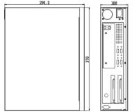 China Industrial Embedded Computers 2 slots Expansion I3 I5 I7 CPU Supporting for sale