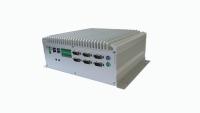 China All Aluminium Fanless Embedded Compute IPC Fanless Box PC i5 3320M for sale