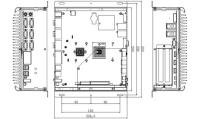 China All Aluminium Fanless Embedded Compute IPC Fanless Box PC i5 3320M for sale