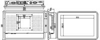 China 10.1 Inch Industrial Touch Panel PC Capacitive Screen J1900 3805U CPU 2LAN Thin Design for sale