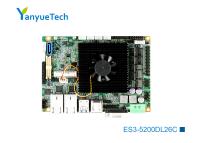 China ES3-5200DL26C​ 3.5”Sbc Single Board Computer Soldered On Board Intel®I5 5200U CPU 2LAN 6COM 12USB for sale