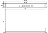 China NSP-1841 Network Firewall Hardware 1U 4LAN IPC 4 Intel Gigabit Network Ports for sale