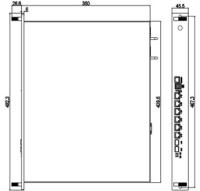 China NSP-1961-2F Network Firewall Hardware 1U 6LAN IPC 6 Intel Giga LAN Optional 2 Giga SFP for sale