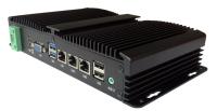China Fanless Box PC 4 LAN Embedded Industrial Computer 8 Bit GPIO Intel 4th I3 I5 I7 CPU for sale