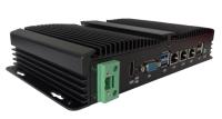 China Fanless Box PC 4 LAN Embedded Industrial Computer 8 Bit GPIO Intel 4th I3 I5 I7 CPU for sale