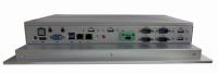 China 15 Inch Industrial Touch Panel PC Fanless Design Resistive Screen 2LAN 4COM 4USB for sale