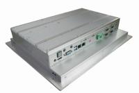 China 15 Inch Industrial Touch Panel PC Fanless Design Resistive Screen 2LAN 4COM 4USB for sale