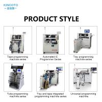 China KU8000A Tube to Tape IC Programming Machine 8000UPH 4 Station Automatic IC Burner for SOP SSOP for sale