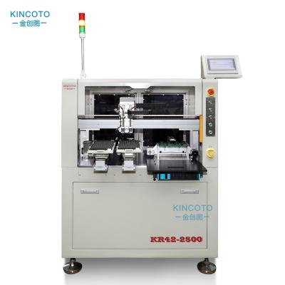 China KR42-2500REV Electric Tray IC Programming Machine 4 Stations 2500 UPH ±0.03mm for QFP QFN SOP BGA for sale