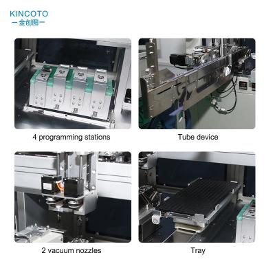 China Automatic IC Programming Machine KR42-2500-RUA 6-in-1 Modes 4 Stations ±0.03mm for QFP QFN SOP SSOP for sale