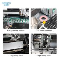China JinchuangTu KA2000 2000UPH High Throughput Automatic Tape Tray IC Burner With Dual CCD Positioning For Electronic OEM Factory for sale