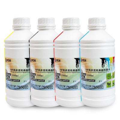 China Professional Pigment Ink for Inkjet Printing Waterproof Fast Drying 1000ml for sale