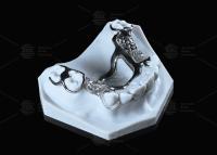 China High Strength 3D Printed Titanium Framework With Clear Clasps For Durable Performance for sale