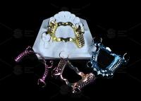 China Anodized 3D Titanium Framework High Strength And Lightweight And Adjustable for sale