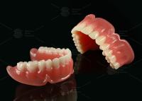 China CAD/CAM Digital Removable Partial Dentures Deep Pink Computer Printed Dentures for sale