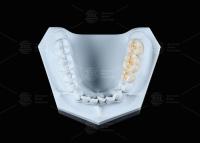 China Translucency White Full Contour Zirconia Crown FCZ Monolithic Zirconia Crown Easy Milling for sale