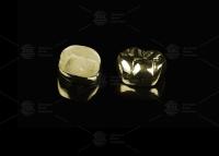 China Precious Alloy Yellow Gold 60% Full Metal Crown Gold Finish Complete Metal Crown for sale