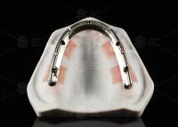 China Translucent Full Contour Zirconia Bridge Over Milled Implant Bar Customized Design for sale