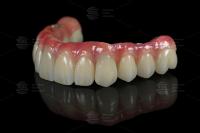 China China Dental Lab Malo Zirconia Bridge Implant Supported Screw Retained Full Arch Restoration for sale