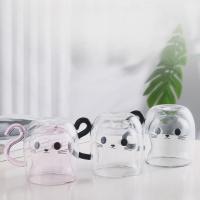 China Custom Capacity Double Wall Glass Mug 200ml to 800ml Heat Resistant Dishwasher Safe Coffee Glass for sale