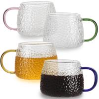 China Hammer High Borosilicate Glass Mug 450ml Heat Resistant Coffee Tea Cup for sale