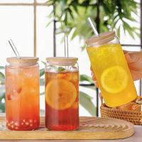 China High Borosilicate Glass Tumbler 380ml 480ml 580ml Heat Resistant Reusable Portable Cup with Handle for sale