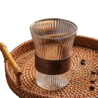 China 300ml High Borosilicate Glass Coffee Mug Heat Resistant Microwave Safe Drinking Cup for sale