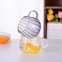 China 400ml Heat Resistant High Borosilicate Glass Coffee Tea Juice Cup for Daily Drinking for sale