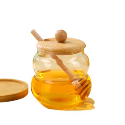 China 330ml High Borosilicate Glass Jar with Airtight Lid for Food Storage for sale