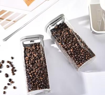 China 1000ML Borosilicate Glass Jar Airtight Food Storage Canister with Lid for sale