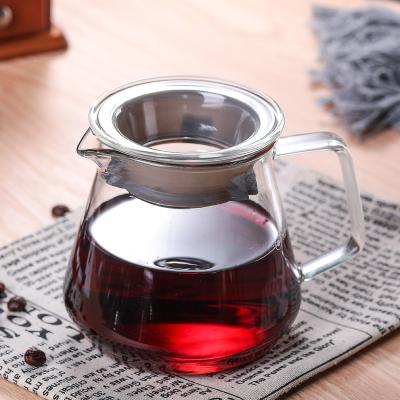 China High Borosilicate Glass Coffee Pot 300ml 500ml French Press for Rich Flavor for sale