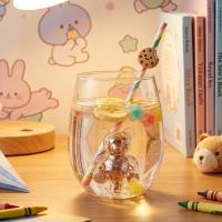 China Customizable Borosilicate Glass Double Walled Cup 200ml 400ml 600ml 800ml Cold Resistant for sale