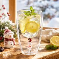China High Borosilicate Double Wall Coffee Glasses 80ml to 450ml Capacity Heat Resistant Glass Tumbler for sale