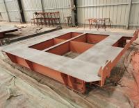 China Custom Metal Welding Parts Steel Structure Frame Pile Rack 0.05mm Tolerance for sale