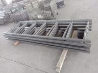 China Custom Metal Welding Parts Steel Structure Frame Pile Rack 0.05mm Tolerance for sale