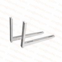 China Custom L Shape Metal Air Conditioner Support Bracket Perfect for Customer's Request for sale