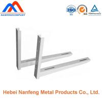 China Custom Steel L Shape Bracket 0.4-3mm Thickness for Air Conditioner Shelf Support for sale